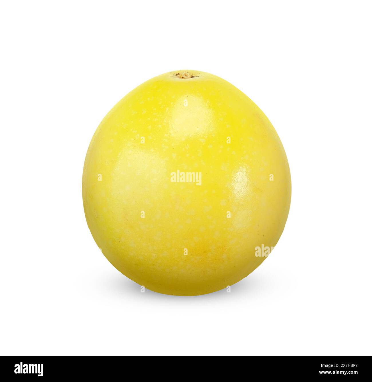 Yellow passion fruit isolated on white background. passion fruit ...