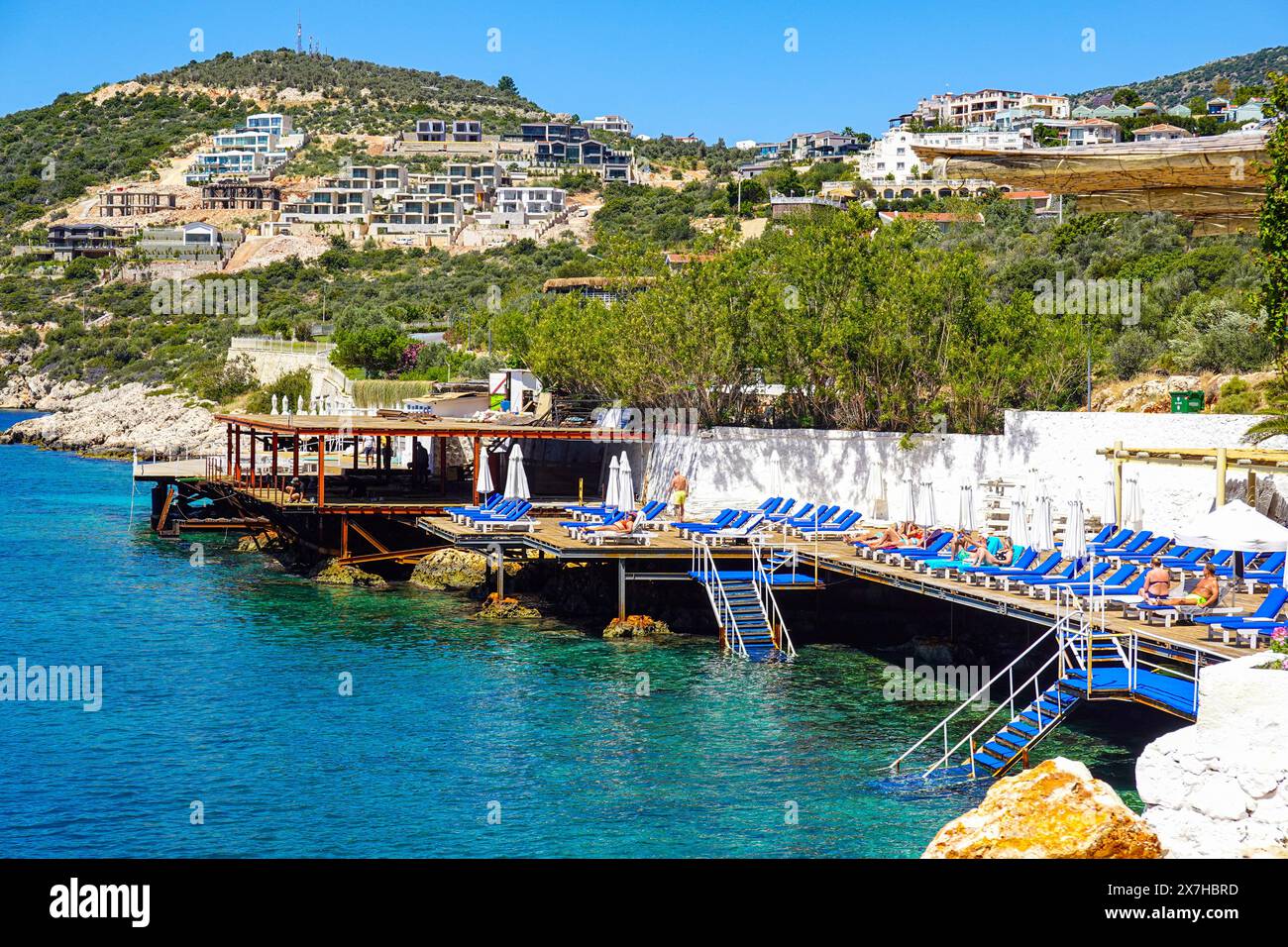 The popular resort of Kalkan, Antalya, Turkey Stock Photo - Alamy