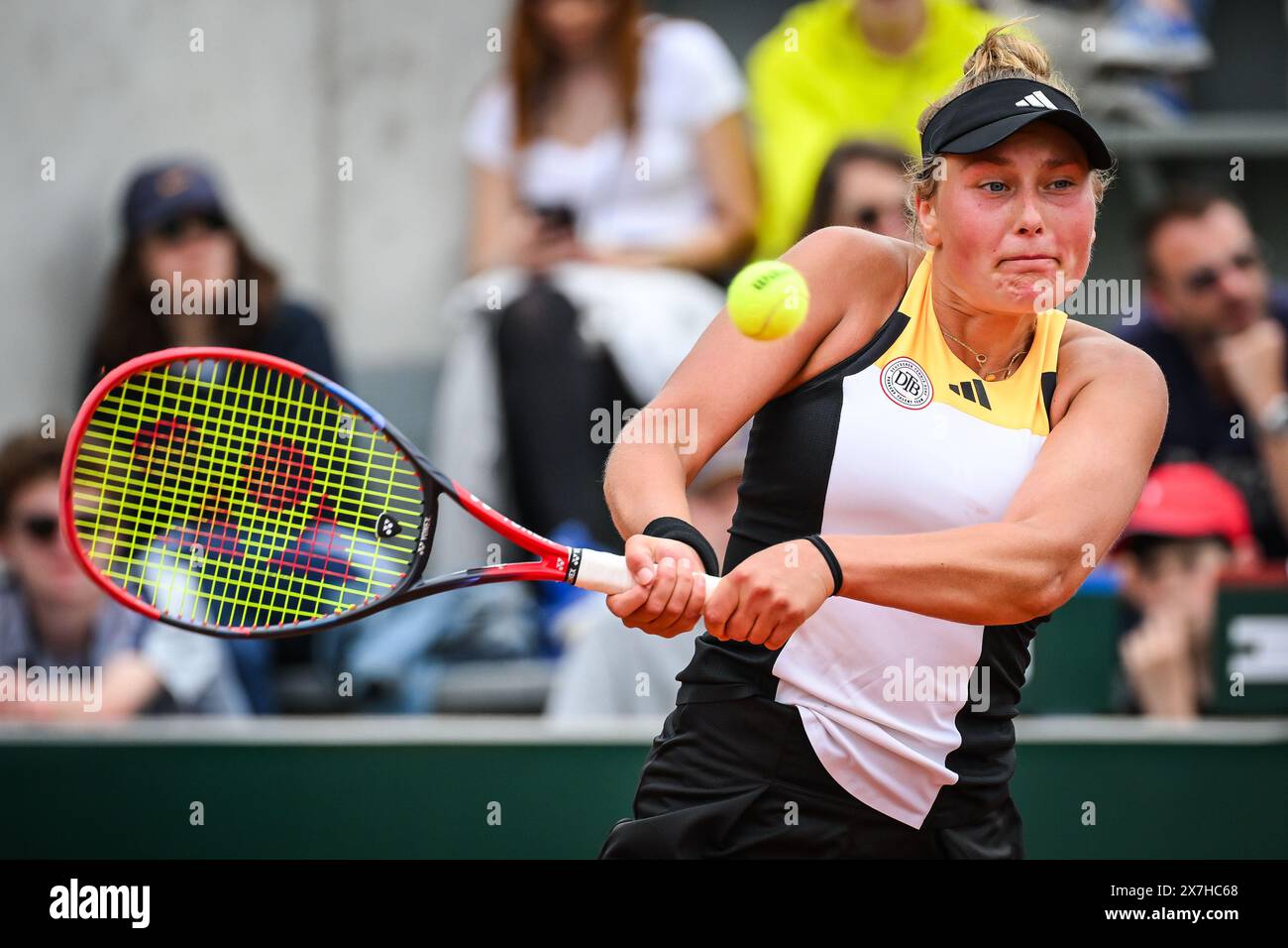 Nastasja SCHUNK of Germany during first qualifying day of Roland-Garros ...