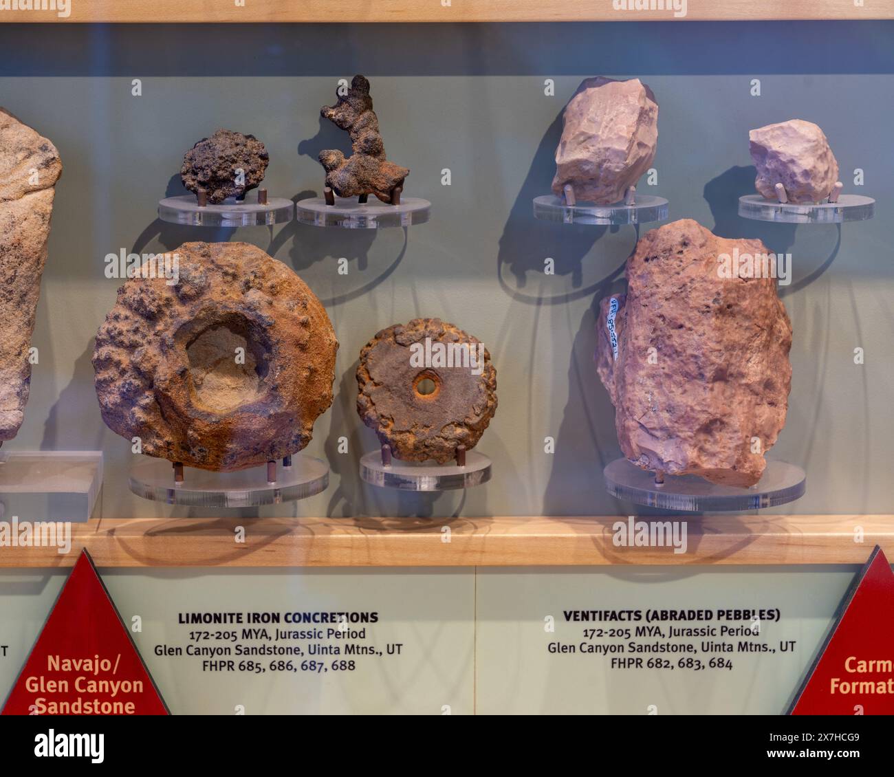 Limonite iron concretions & ventifacts from the Jurassic Period in the ...