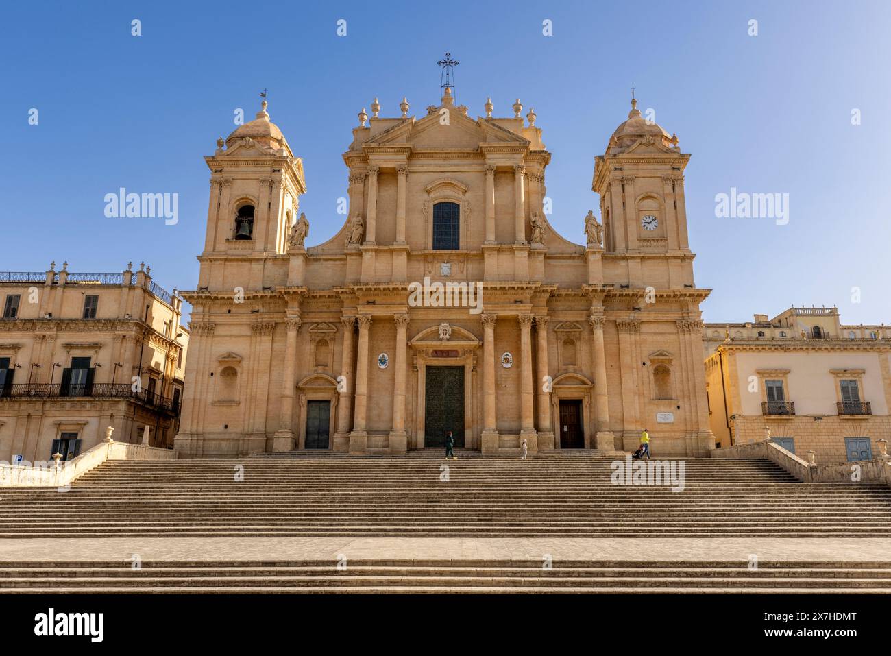 Noto Cathedral dedicated to St Nicholas of Myra, Noto, Sicily Stock ...