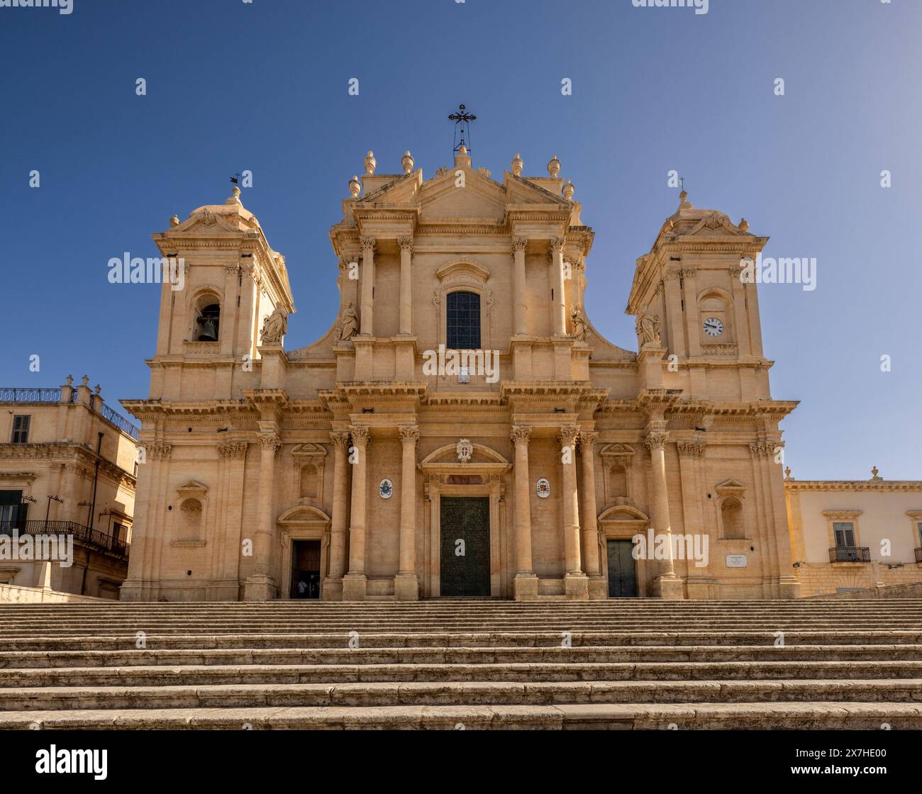 Noto Cathedral dedicated to St Nicholas of Myra, Noto, Sicily Stock ...