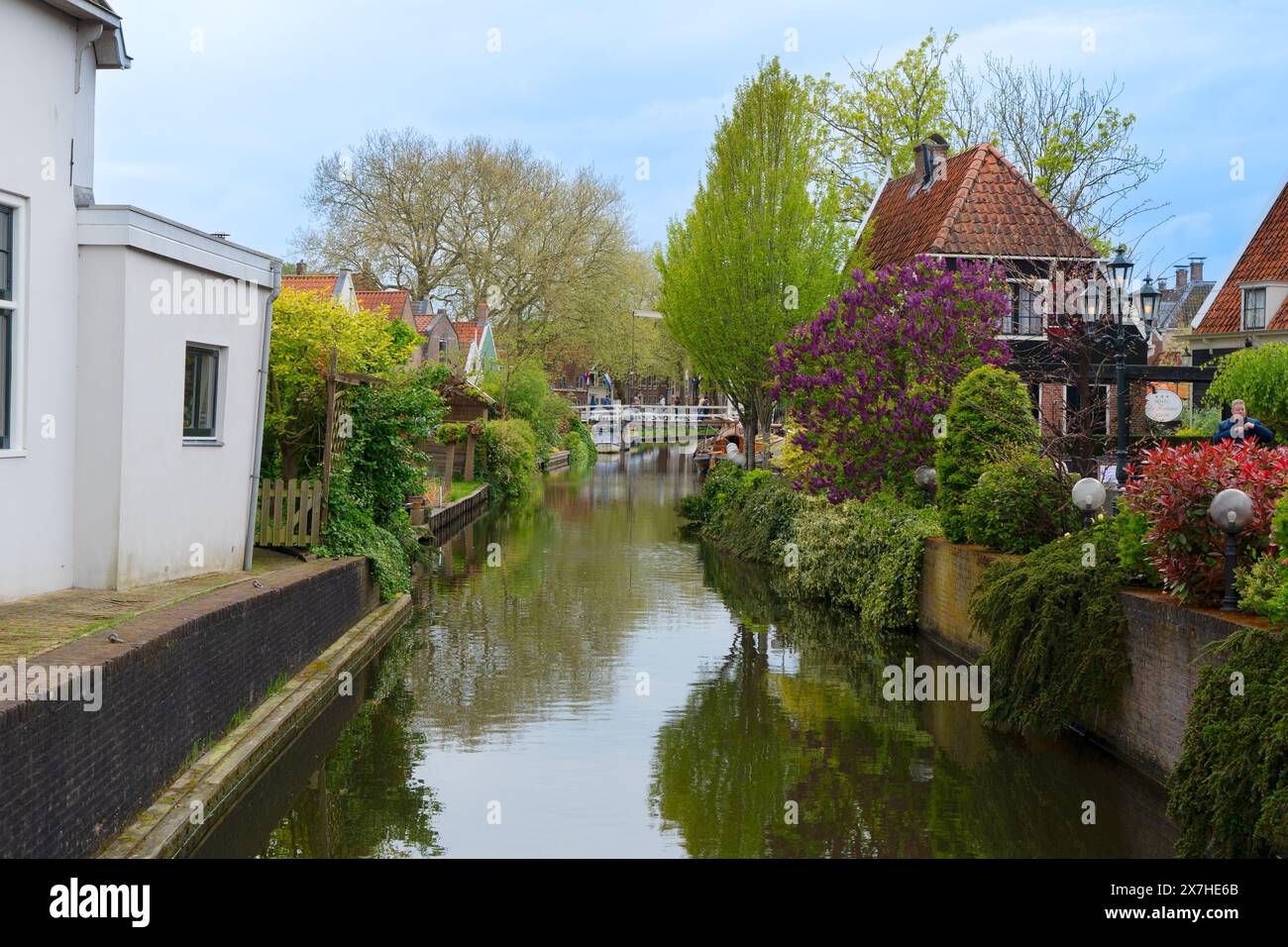 skyline of old town Edam Stock Photo - Alamy