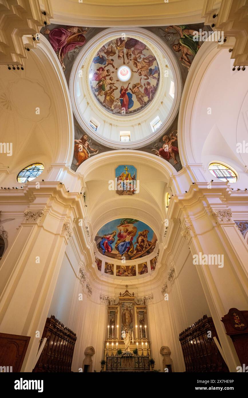 The interior of Noto Cathedral dedicated to St Nicholas of Myra, Noto ...