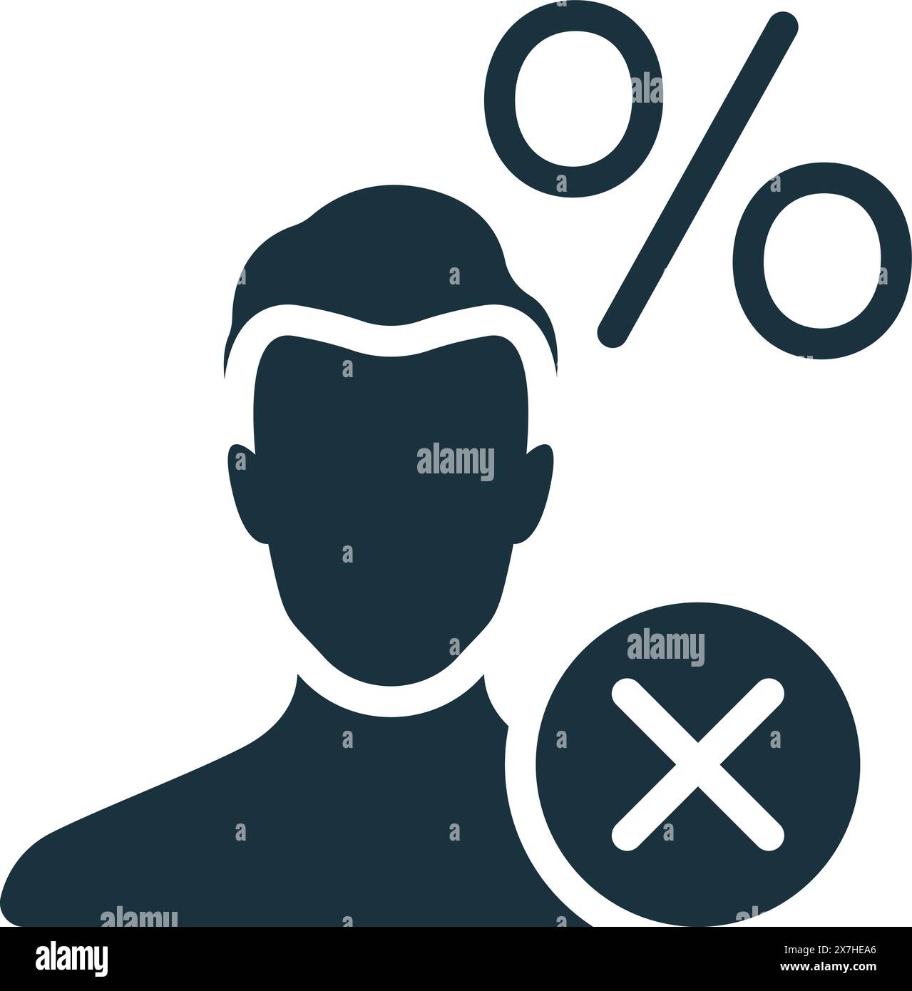 Bounce Rate icon. Monochrome simple User Behavior icon for templates ...