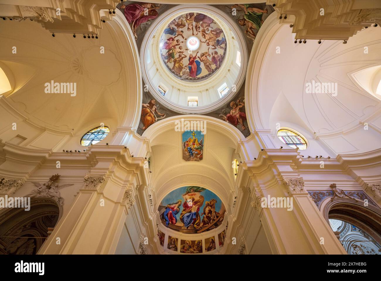 The interior of Noto Cathedral dedicated to St Nicholas of Myra, Noto ...
