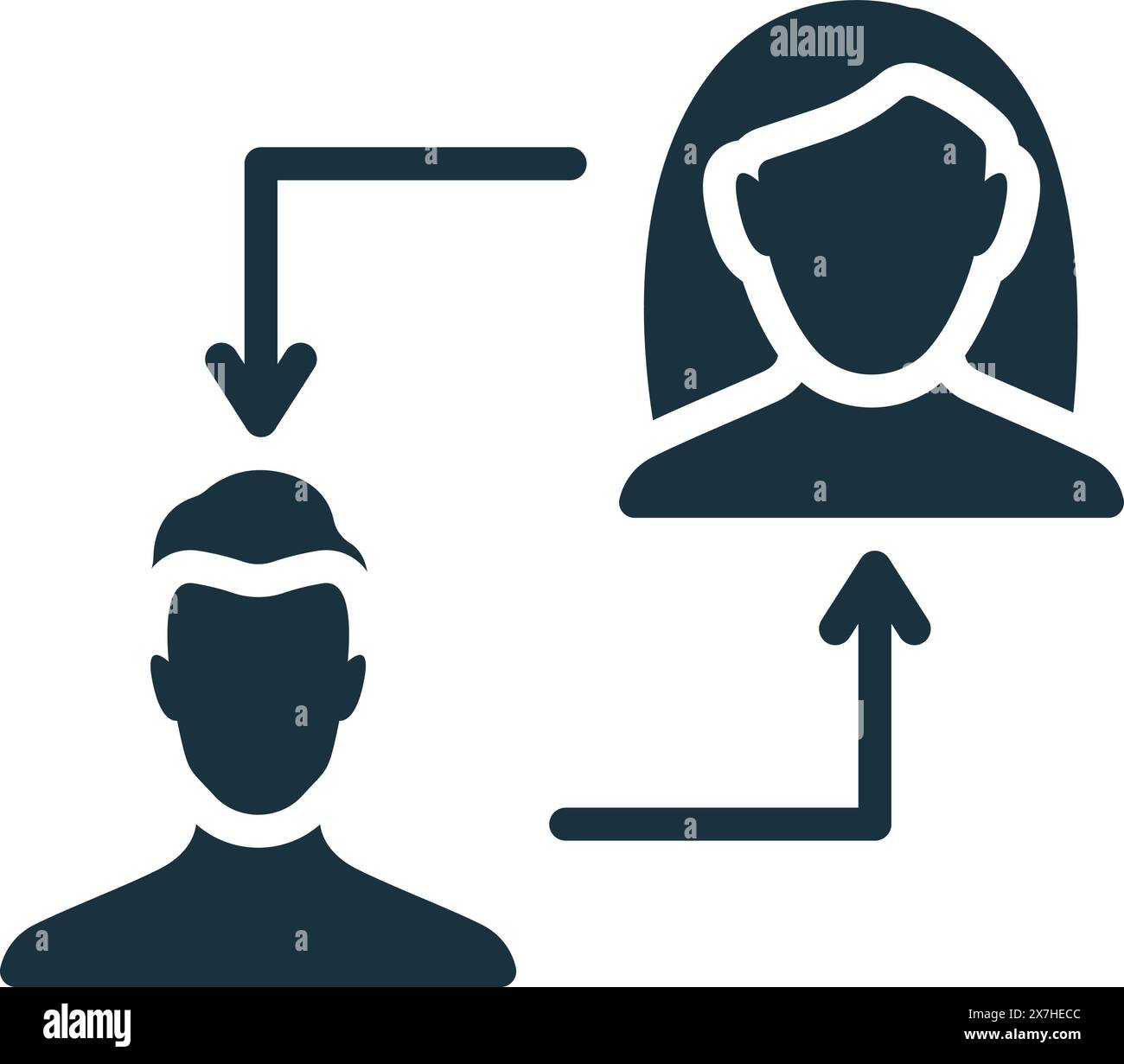 Engagement icon. Monochrome simple User Behavior icon for templates ...