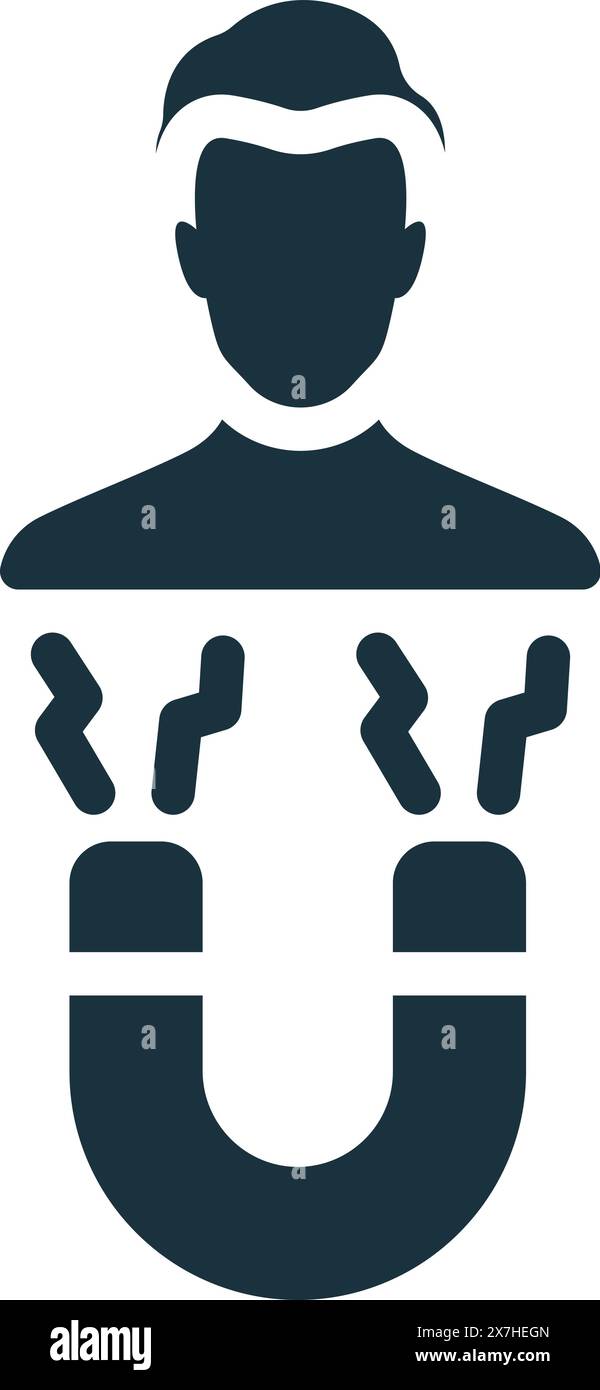 Retention icon. Monochrome simple User Behavior icon for templates, web ...