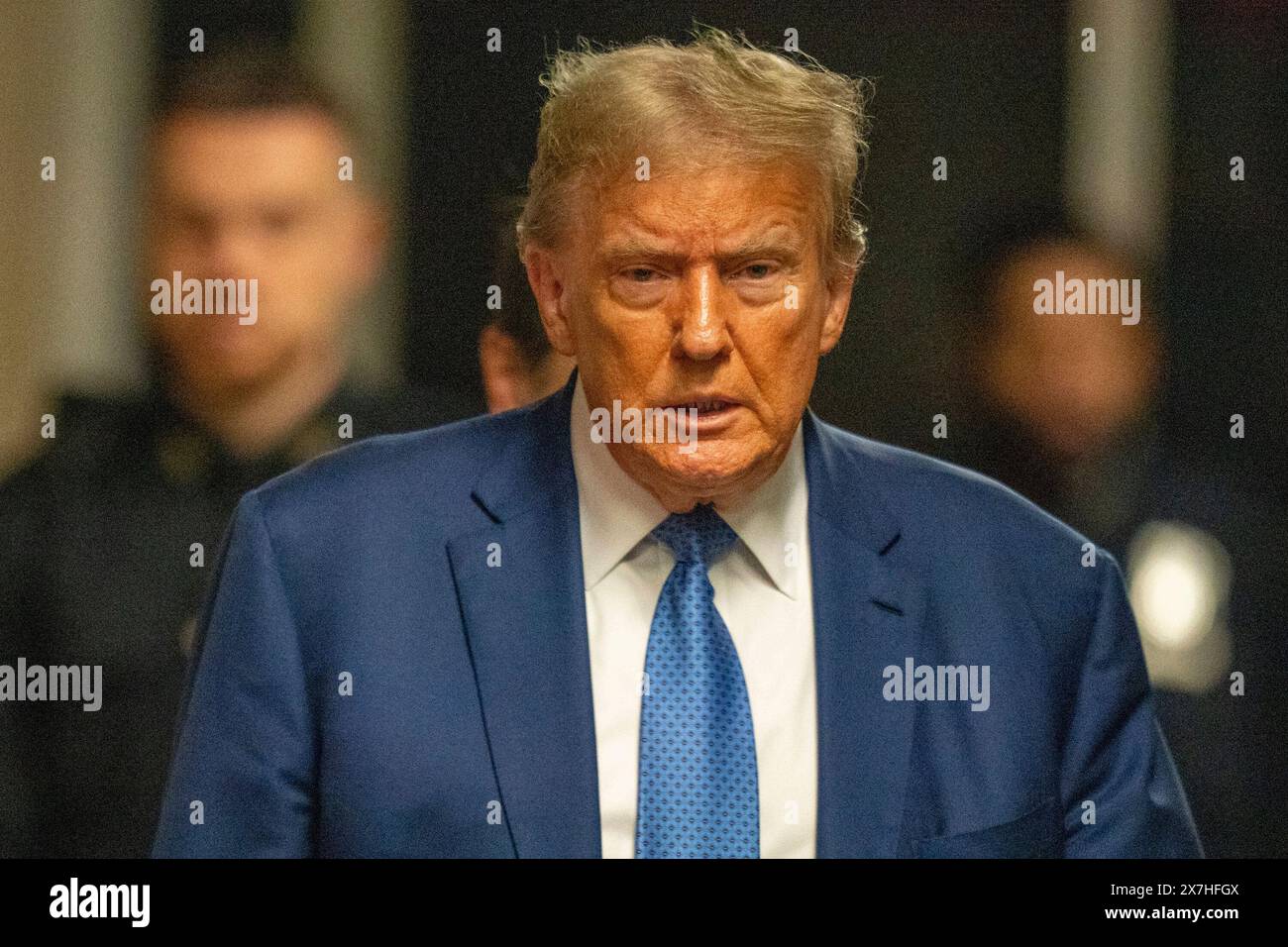 Former President Donald Trump appears at Manhattan criminal court in ...