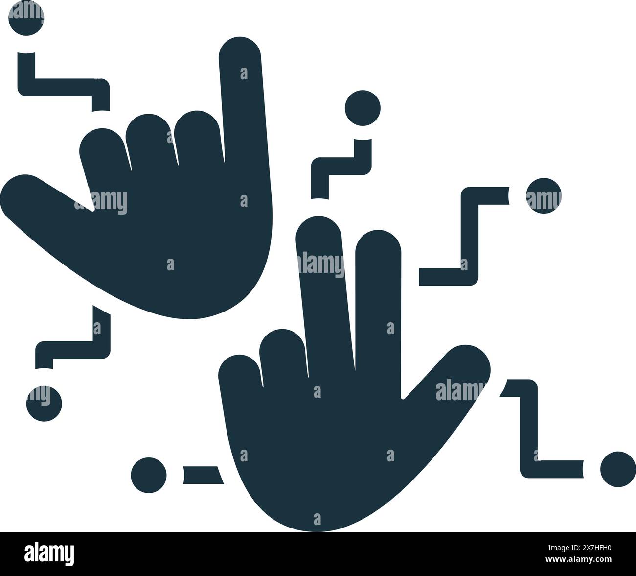 Body language silhouette hi-res stock photography and images - Alamy