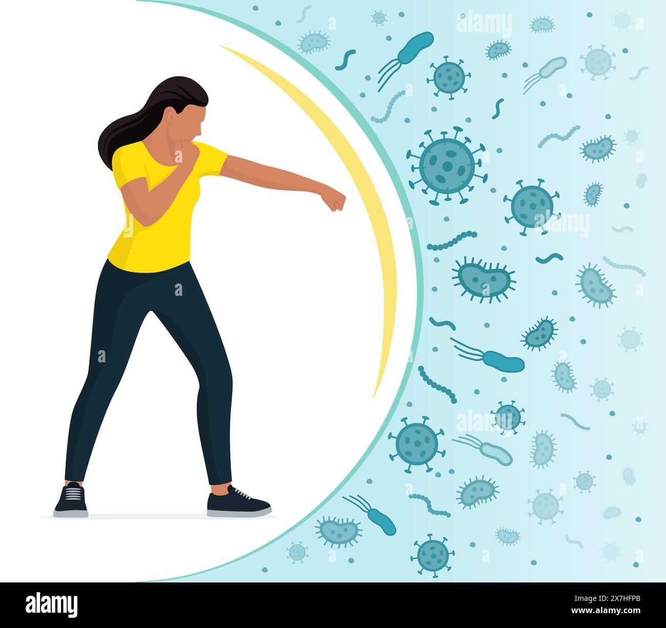 Immune system boosting Stock Vector Images - Alamy