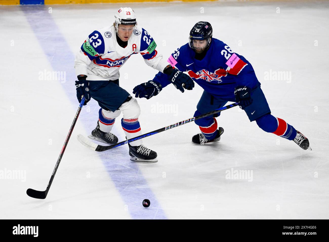 Prague, Czech Republic. 20th May, 2024. L-R Thomas Berg-Paulsen (NOR ...