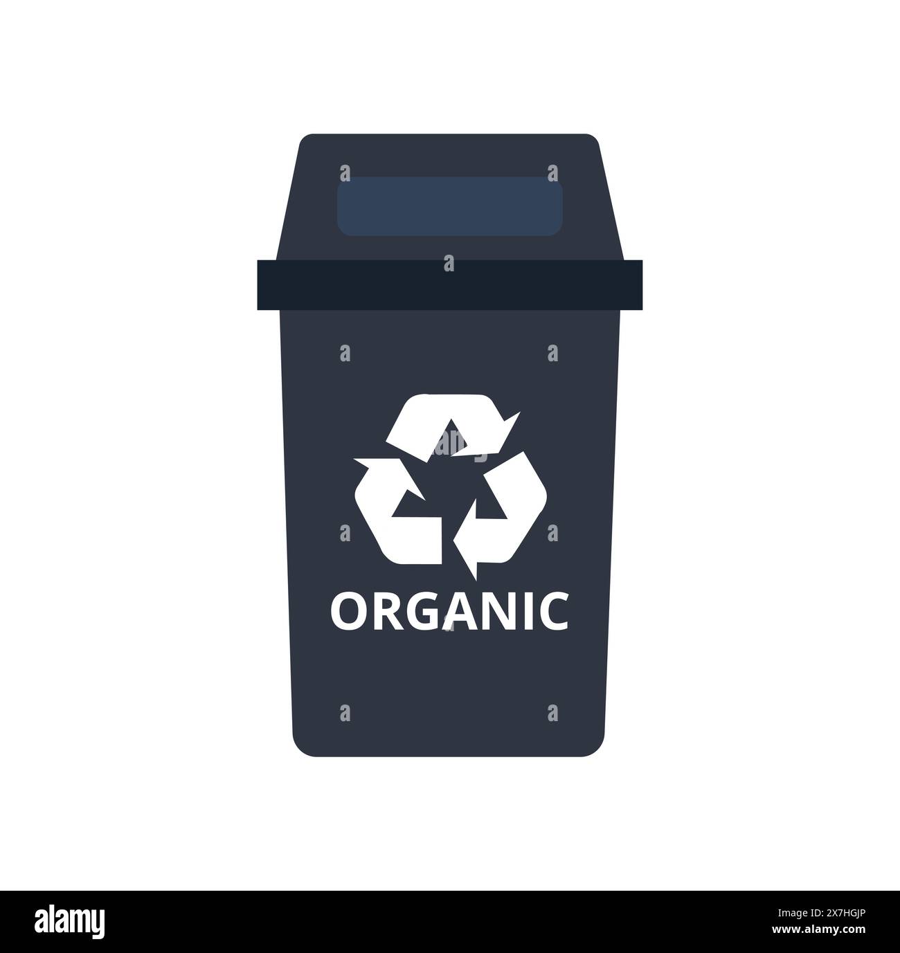 Organic waste container symbol Stock Vector Image & Art - Alamy