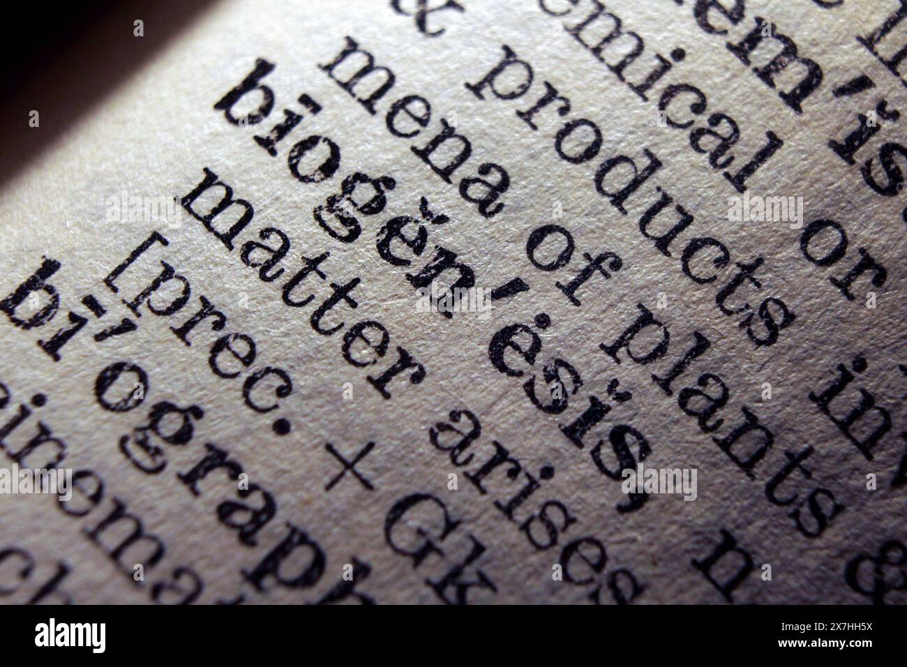 Biogenesis hi-res stock photography and images - Alamy