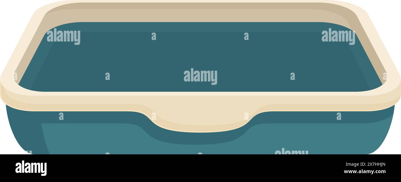 Vector graphic of a simple, empty rectangular baking dish on a white background Stock Vector ...