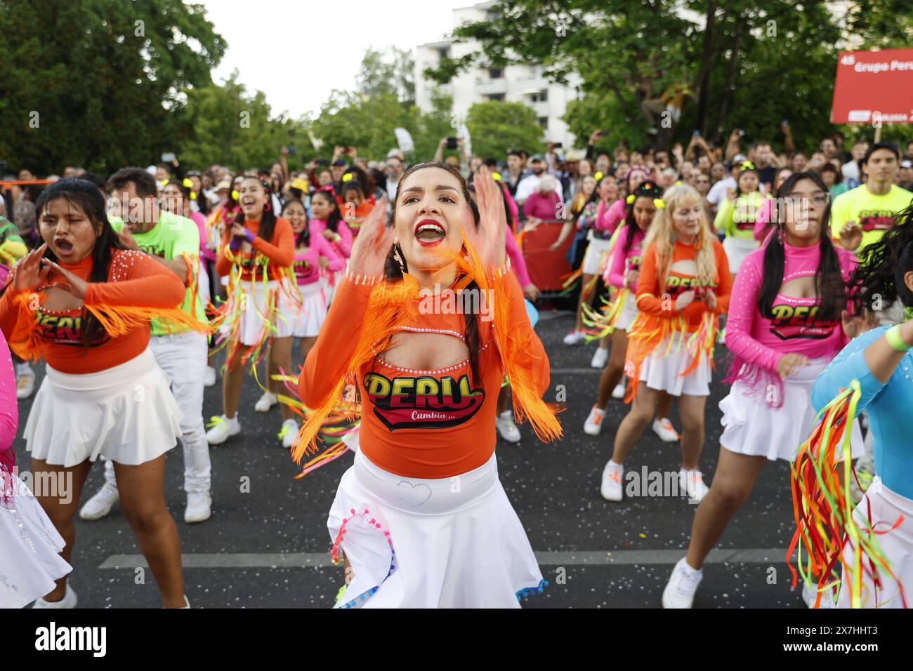 Karneval der Kulturen 2024 , am 19.05.2024 in Berlin, Straßenfest ...