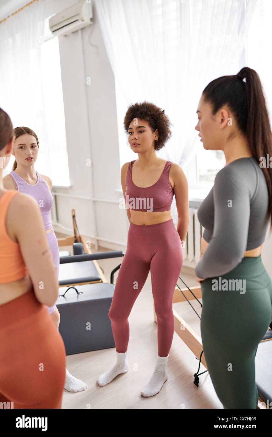 Young women in lesson hi-res stock photography and images - Alamy