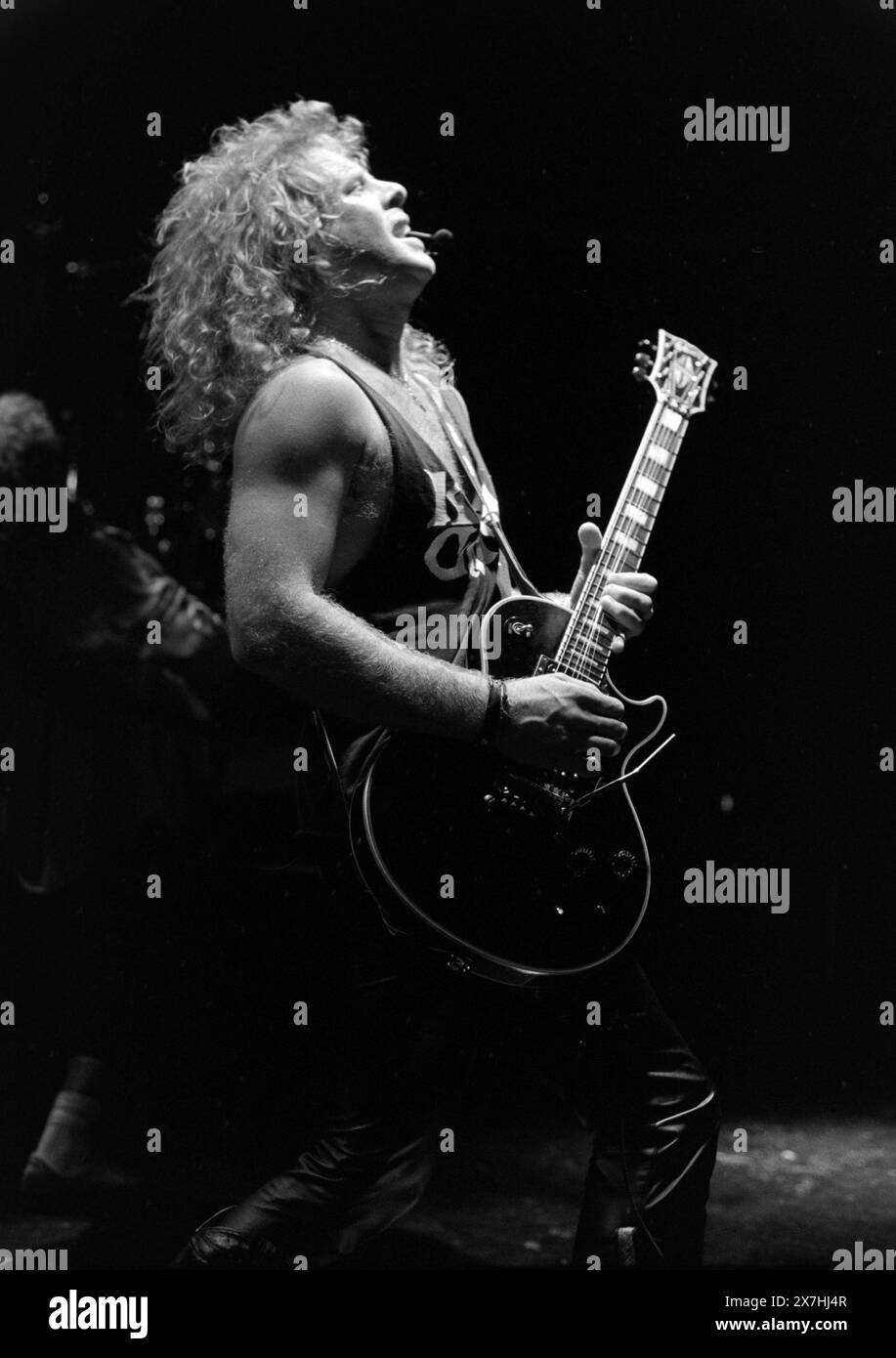 Brad Gillis performing in Santa Cruz, California 1988 Credit: Ross ...