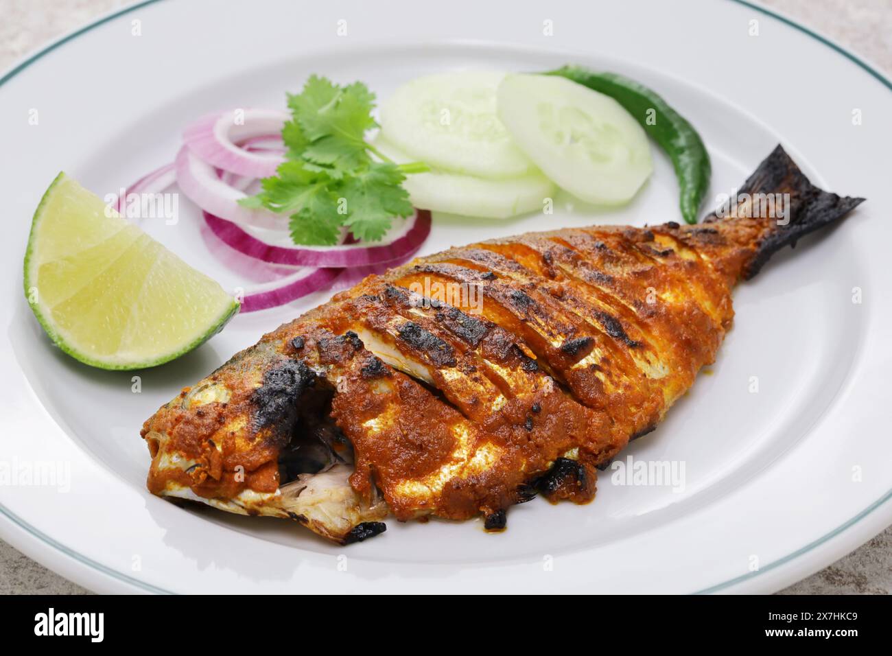 Tandoori fish hi-res stock photography and images - Alamy