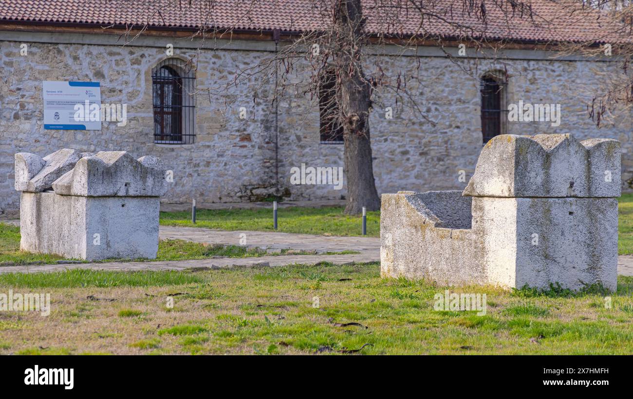 Vidin, Bulgaria - March 16, 2024: Medieval Stones in Front of ...