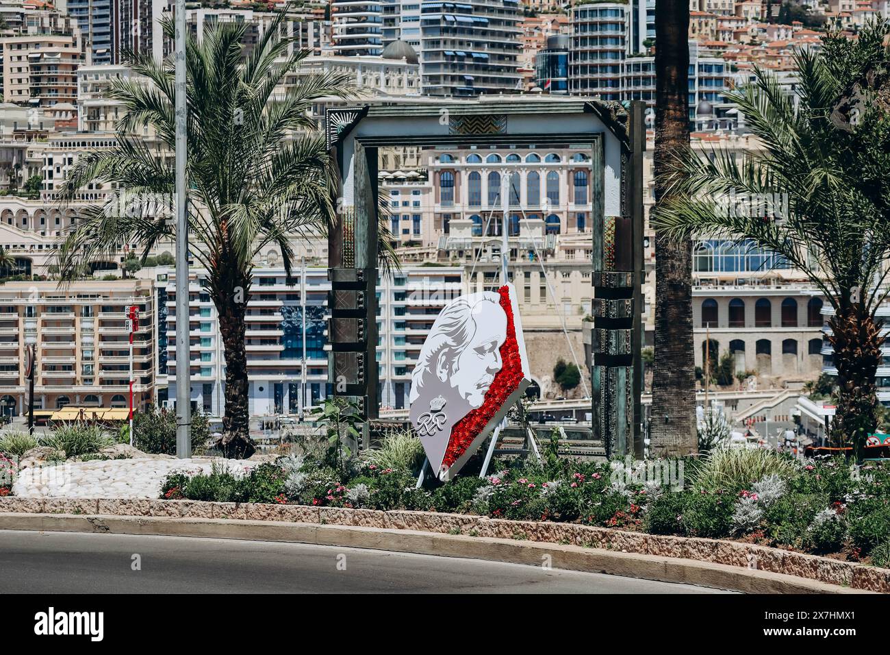 Monaco, Monaco - 25 June 2023: Decoration of Monaco to celebrate the ...