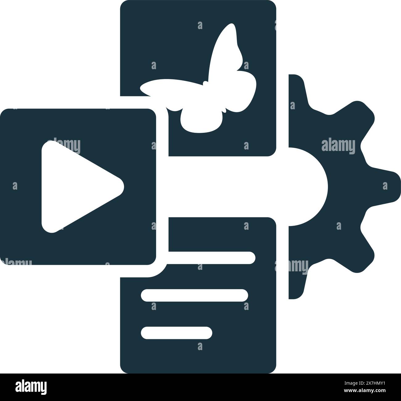 Content Creation Icon Monochrome Simple Virtual Assistant Icon For Templates Web Design And