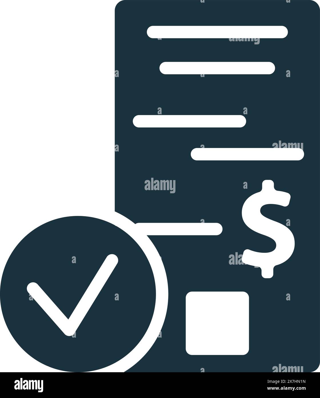 Invoicing icon. Monochrome simple Virtual Assistant icon for templates ...