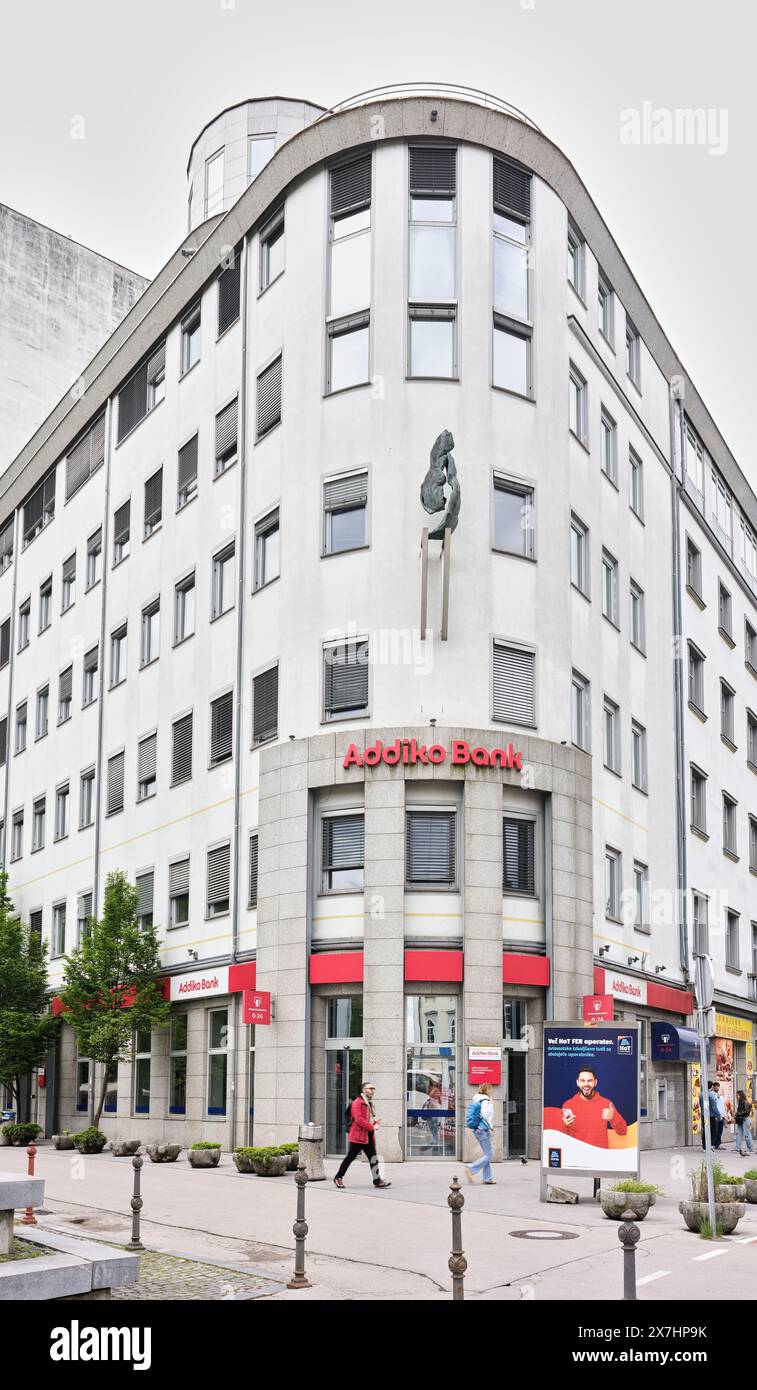 Addiko Bank building, Ljubljana, Slovenia Stock Photo - Alamy