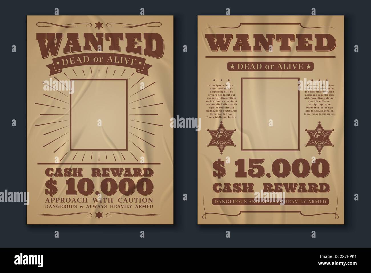 Wanted dead or live paper background. Wild west poster. Stock Photo🏏 ...