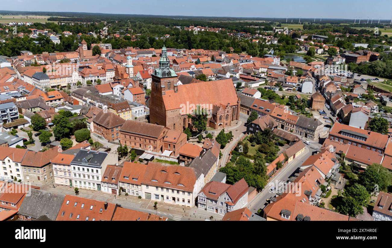 Die St.-Marien-Kirche C in der Altstadt von Wittstock/Dosse ...