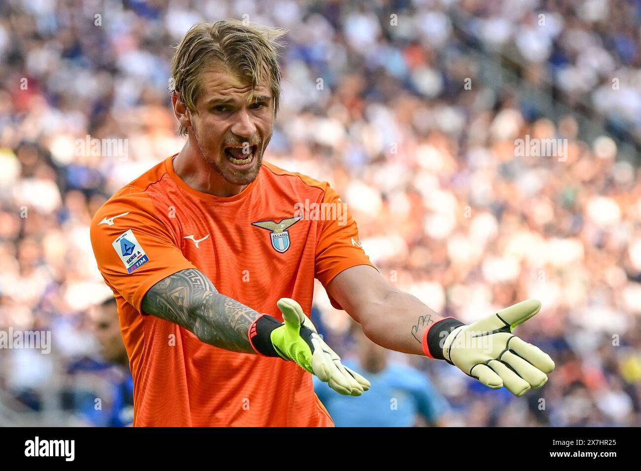 Milano, Italy. 19th May, 2024. Goalkeeper Ivan Provedel of Lazio seen ...