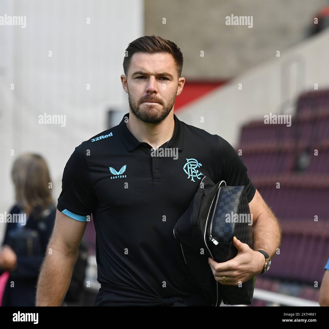 Tynecastle Park Edinburgh.Scotland.UK.18th May 2024 Hearts vs Rangers ...