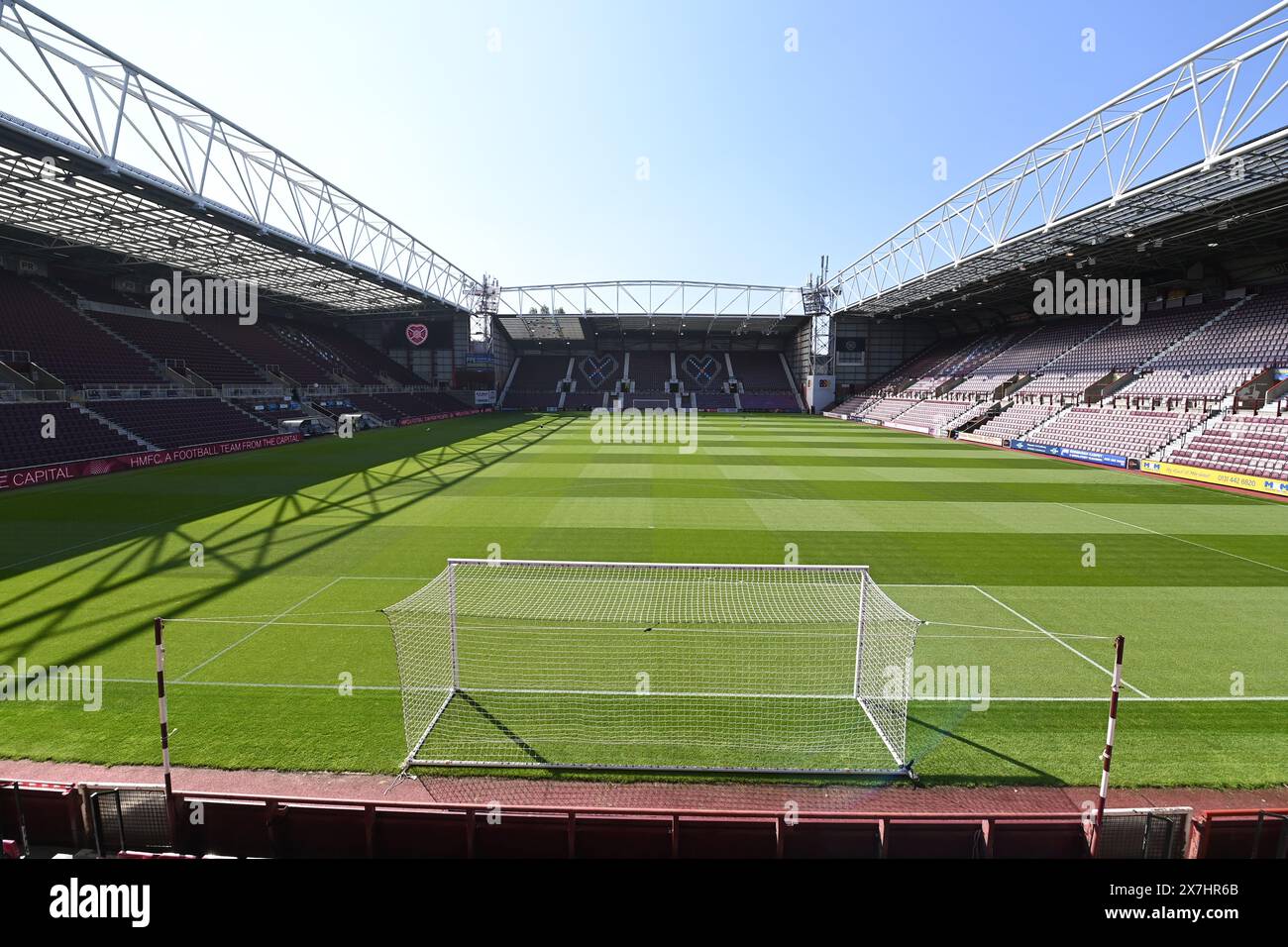Tynecastle Park Edinburgh.Scotland.UK.18th May 2024 Hearts vs Rangers ...