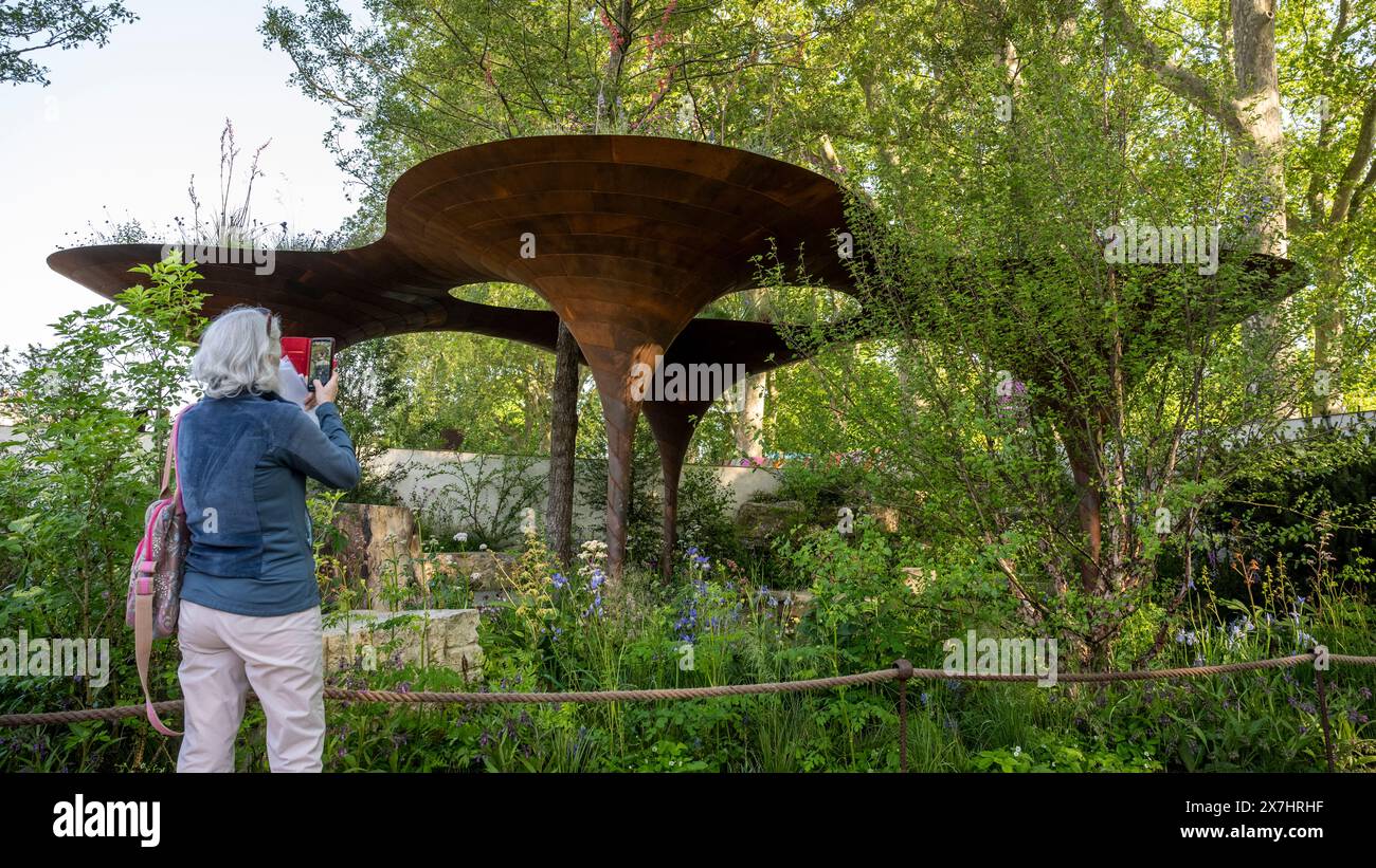London, UK. 20 May 2024. The WaterAid Garden, designed by Tom Massey ...