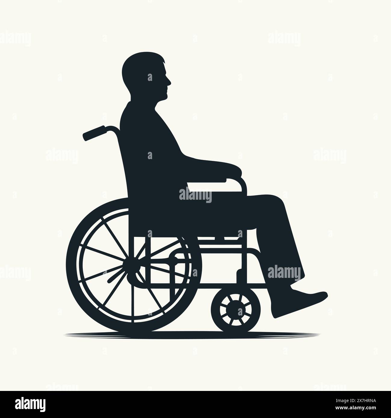 Wheelchair user sign Stock Vector Images - Alamy