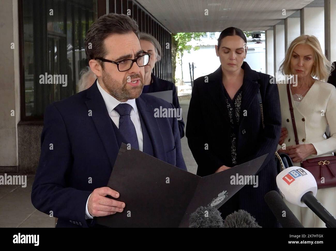 Screen grab taken from PA Video of John Meehan speaking on behalf of ...