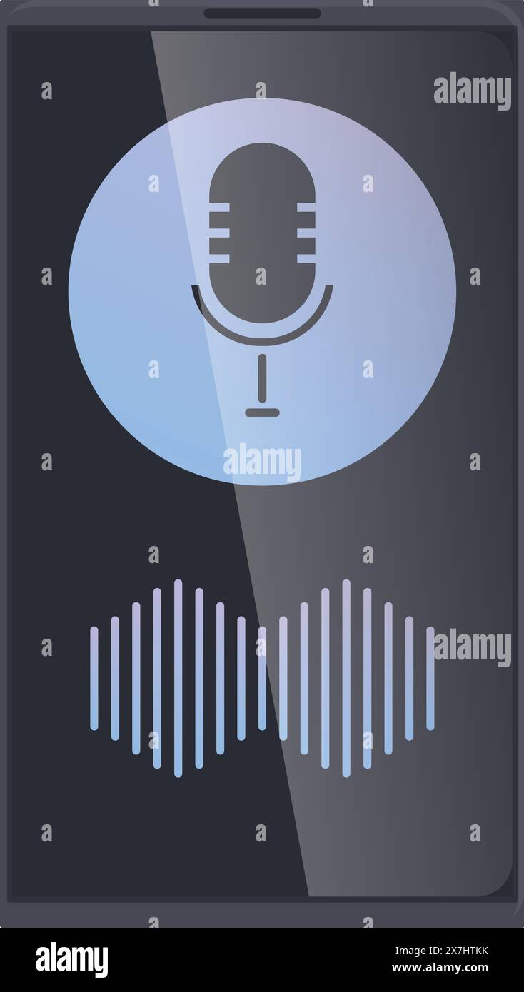 The innovative concept of a modern smartphone voice assistant with ...