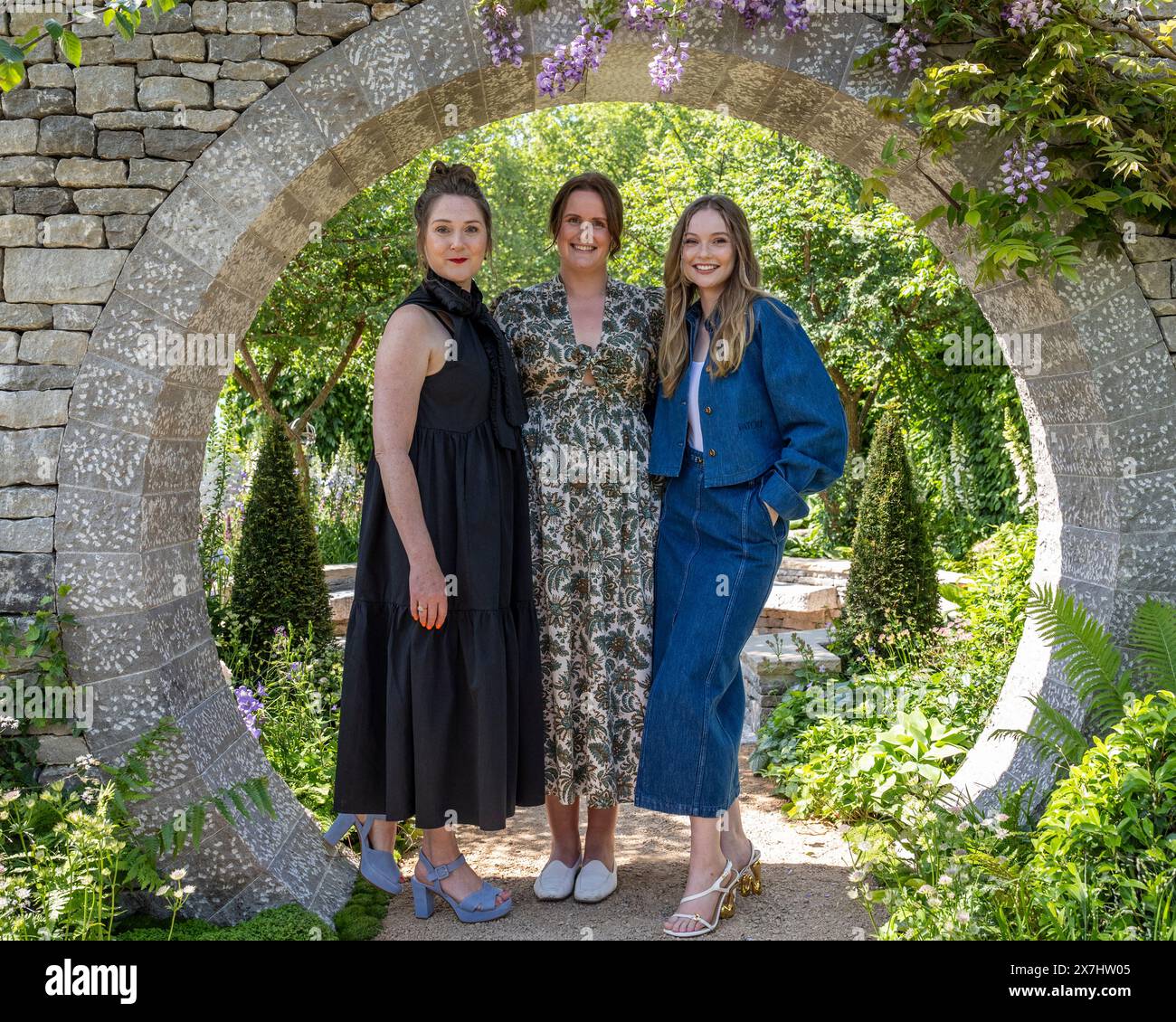 London, UK. 20 May 2024. Bridgerton actresses (L) Ruth Gemmell and ...