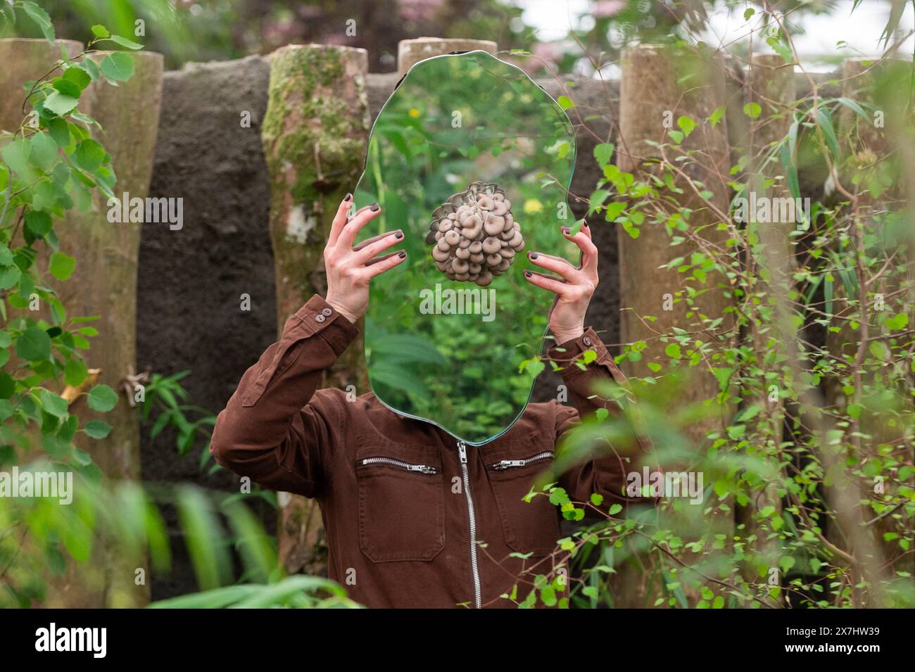 London, UK. 20 May 2024. Contemporary artist Manon Awst performs with ...