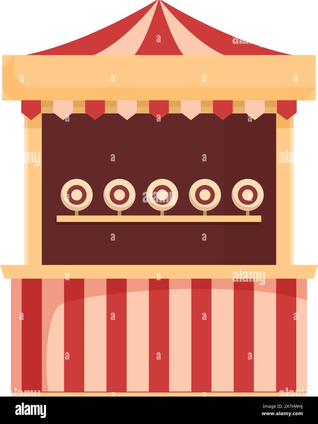 Traditional game stall Stock Vector Images - Alamy