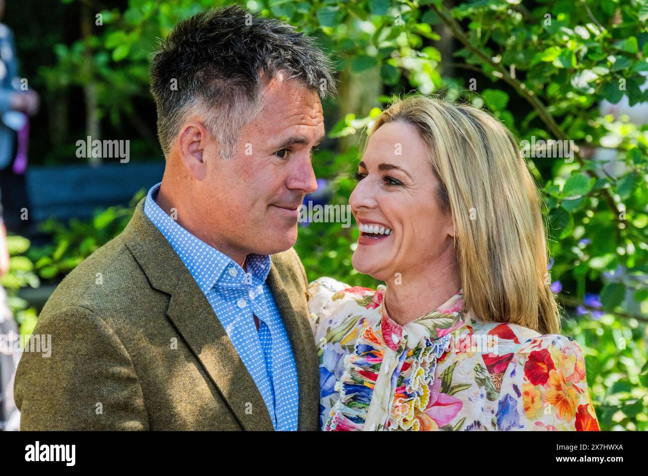 London, UK. 20th May, 2024. Kenny and Gabby Logan on the Muscular ...