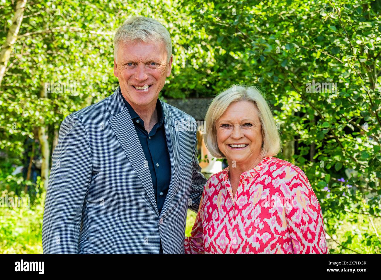 London, UK. 20th May, 2024. David Moyes with Sue Barker on Muscular ...