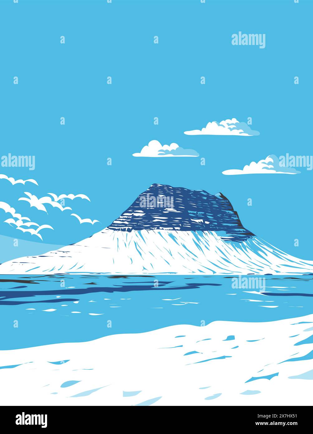 Scenery mountain range on Stock Vector Images - Alamy