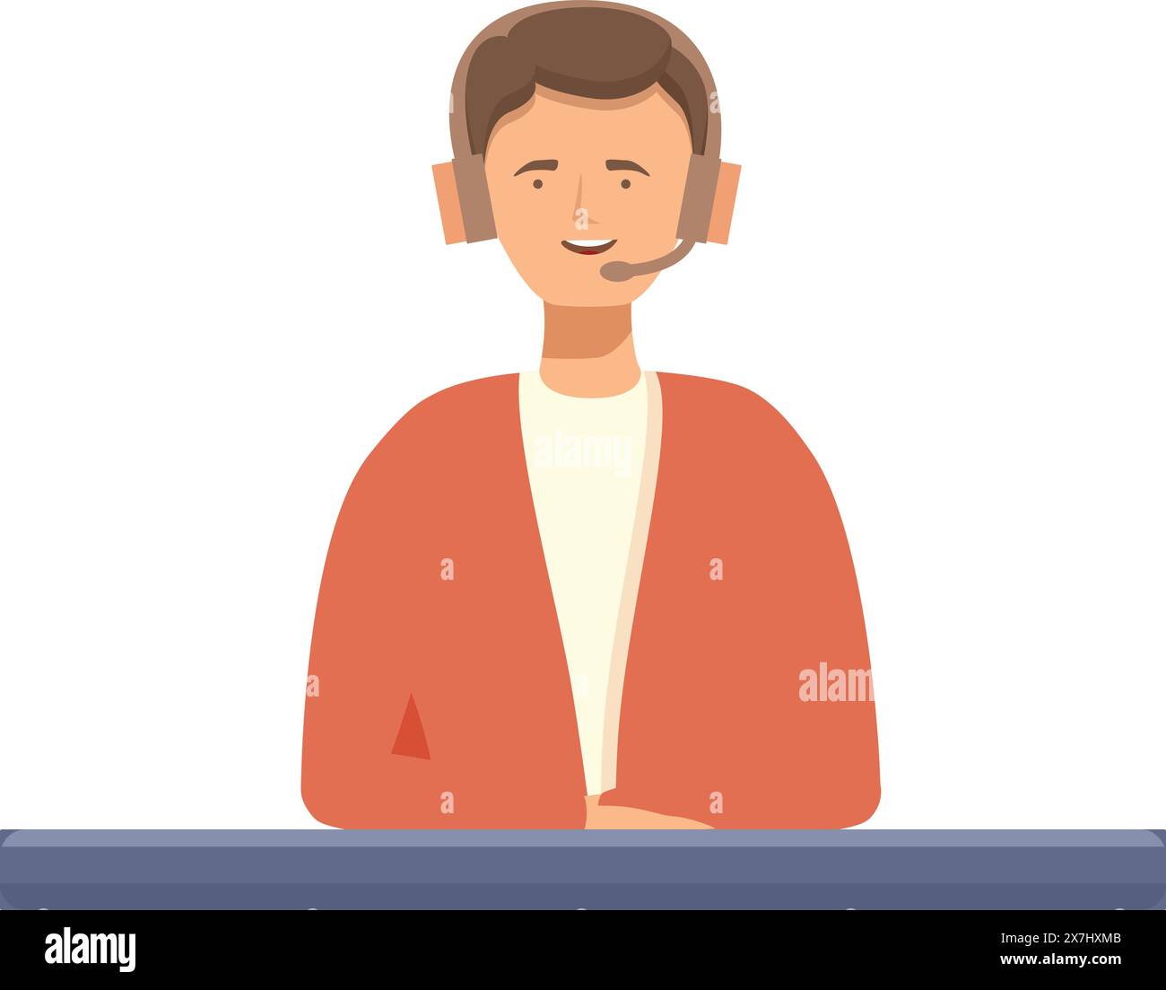 Animated cartoon customer service operator hi-res stock photography and ...