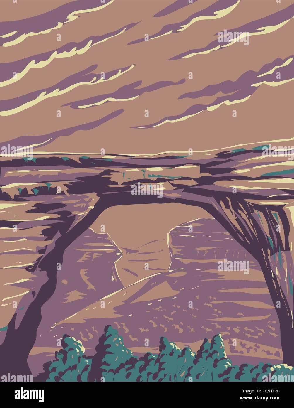 Monument creek Stock Vector Images - Alamy