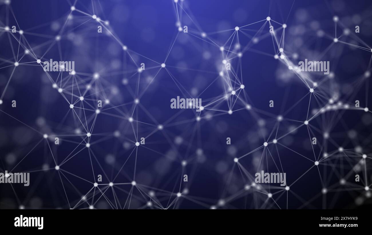 Plexus network technology background connection hi-res stock photography and images - Alamy