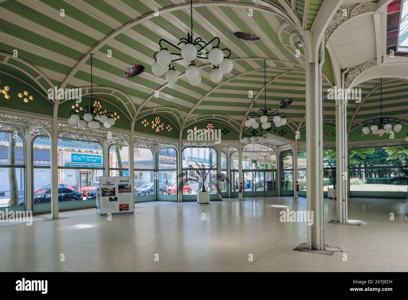 Vichy, France - June 18, 2023: Thermal springs and mineral waters in ...