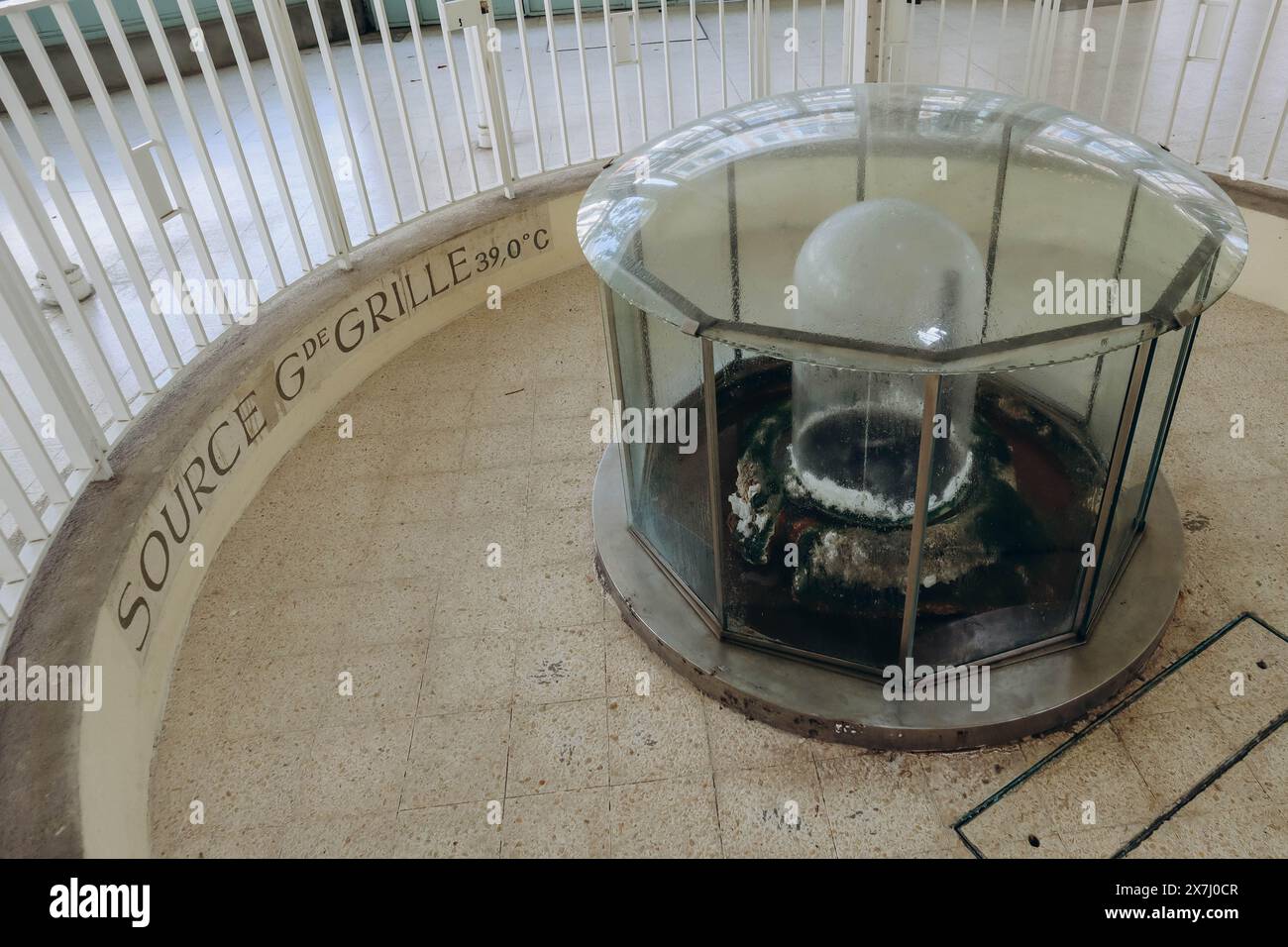 Vichy, France - June 18, 2023: Thermal springs and mineral waters in ...