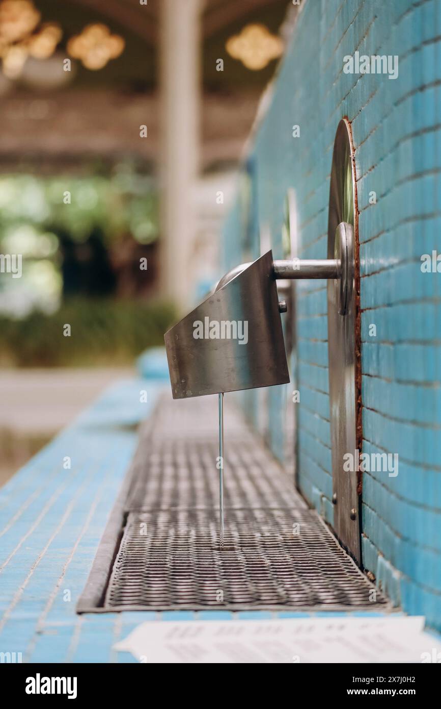 Vichy, France - June 18, 2023: Thermal springs and mineral waters in ...