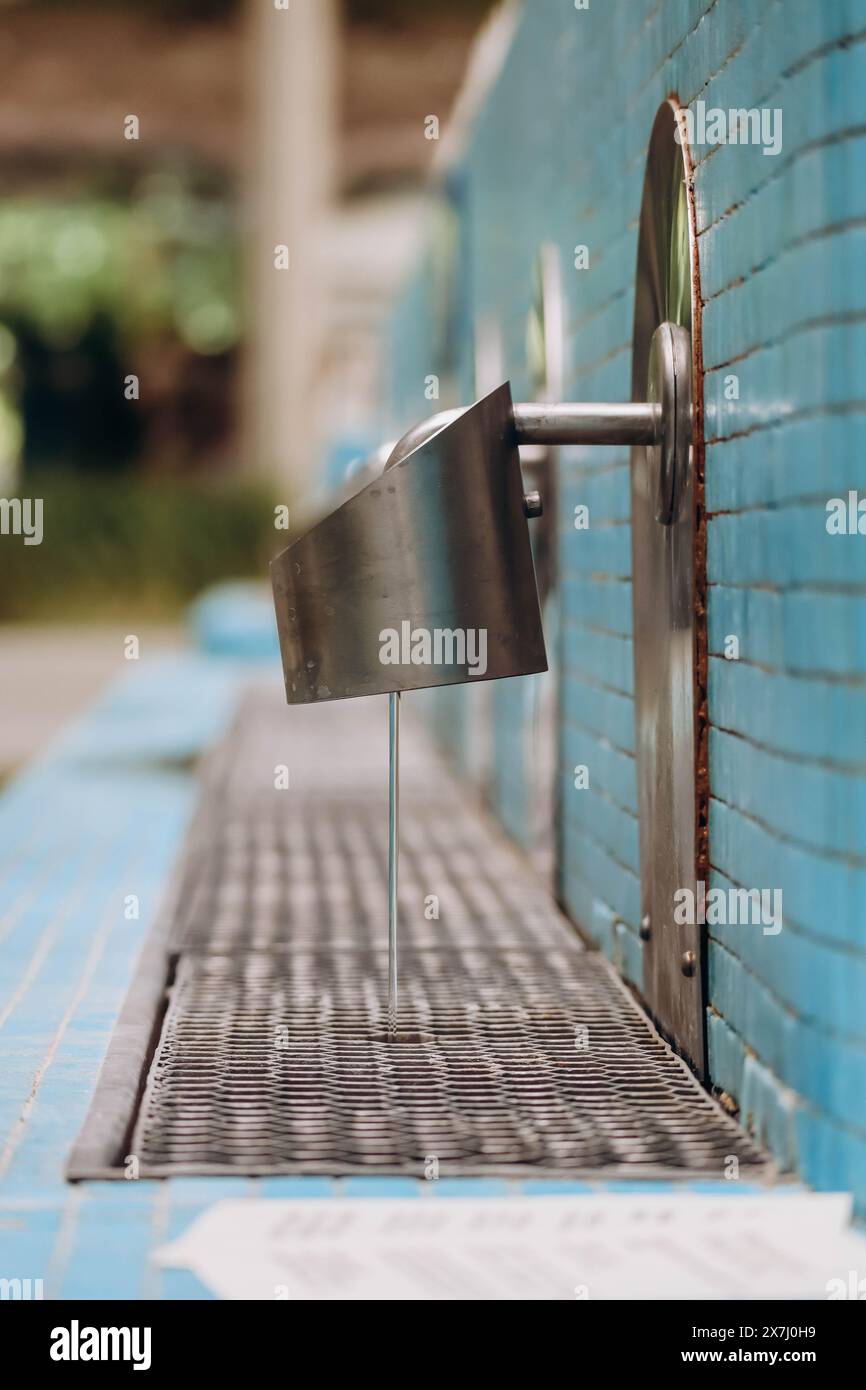 Vichy, France - June 18, 2023: Thermal springs and mineral waters in ...